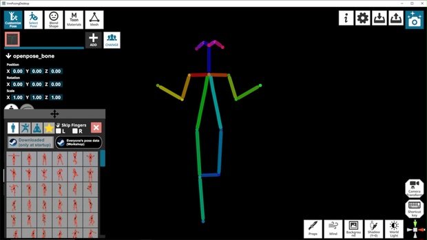 Openpose VRM avatar for Free無料 (stablediffusion) - vTuber ホームセンター - BOOTH