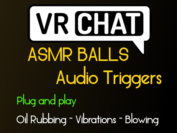 VRChat ASMR Balls (Audio Triggers) - LuciferMStar Creations - BOOTH