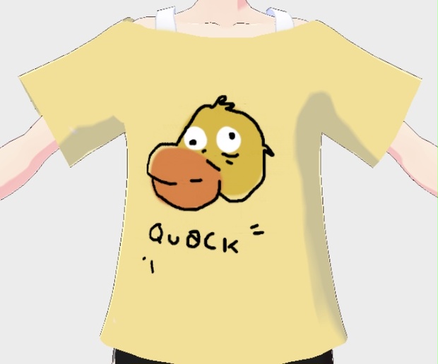 quack shirt - manahannah - BOOTH