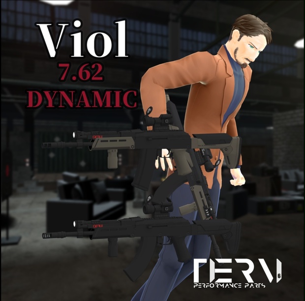 【VRChat向け】Viol 7.62 DYNAMIC - Tier6 Performance Parts - BOOTH