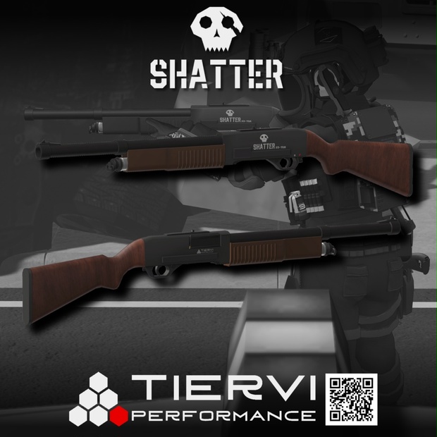 【VRChat向け】23mm散弾銃 SHATTER-23 - Tier6 Performance Parts - BOOTH