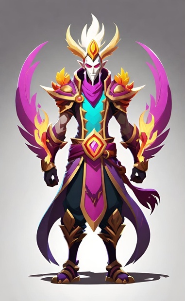 Ethereal Flame Warrior - shopgame - BOOTH