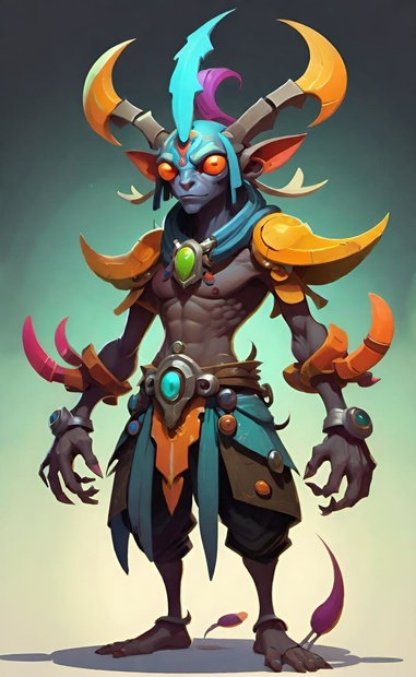 Mystic Horned Warrior - shopgame - BOOTH