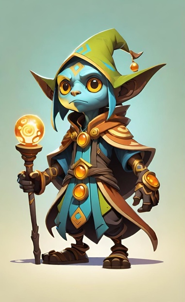 Mystic Goblin Mage - shopgame - BOOTH