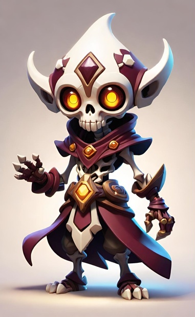 Sorcerer Skeleton - shopgame - BOOTH