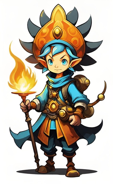 Adventurer Flame Mage - shopgame - BOOTH