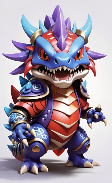 Spiky Dragon Warrior - shopgame - BOOTH