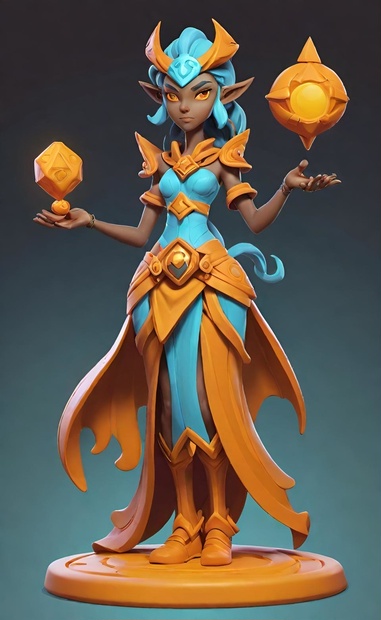 Elemental Sorceress - shopgame - BOOTH