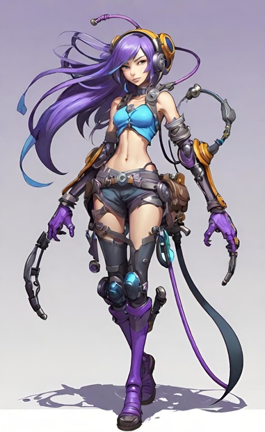 Cyberpunk Warrior - shopgame - BOOTH