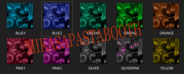 10 Costume hair textures for VRchat or MMD model - mikasapastashop - BOOTH