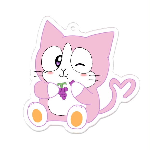 モモーニャ 紫の日ver アクリルキーホルダー - shop momonya - BOOTH