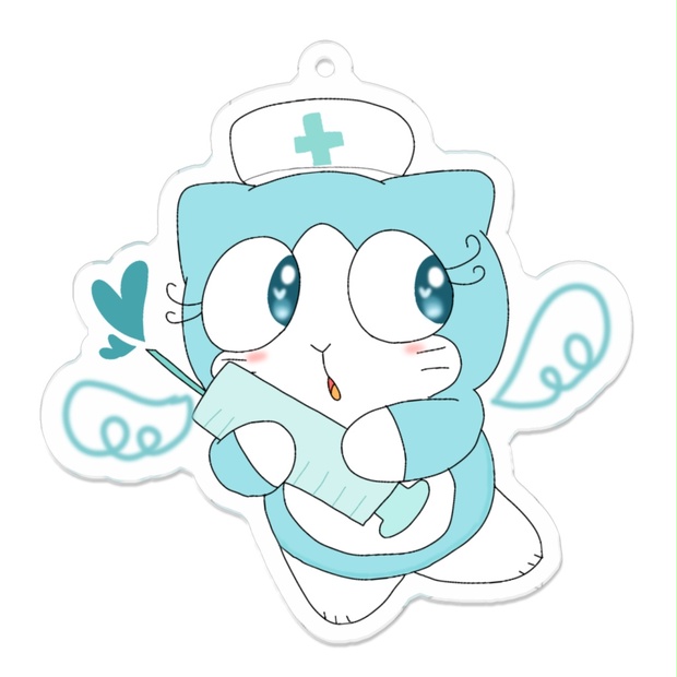 ナースなブルーニャ アクリルキーホルダー - shop momonya - BOOTH