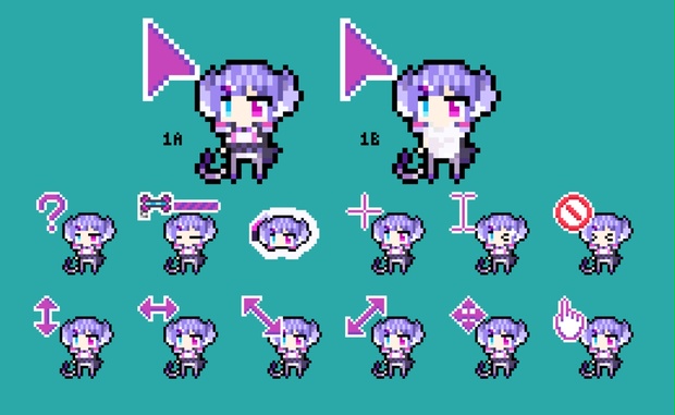 Selen Tatsuki Mouse cursor pack 2.0 (NJSJ EN 2nd) - shu3holic - BOOTH