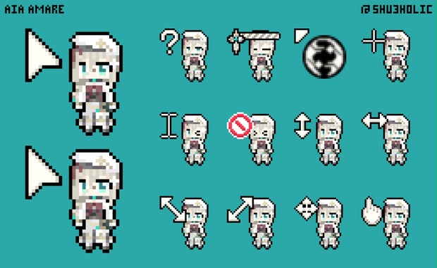 Aia Amare Mouse cursor pack 3.0 - shu3holic - BOOTH