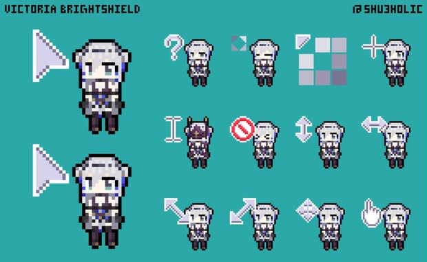 Victoria Brightshield Mouse cursor - shu3holic - BOOTH