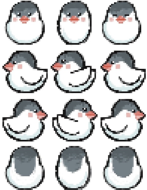 【pictSQUARE用】鳥アバター - misakai - BOOTH