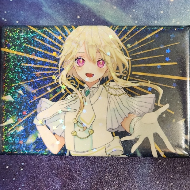 浅葱里リオ トゥインクルビッグ缶バッジ(1st Anniversary ver.) - Virtual Prism Labo/浅葱里リオ - BOOTH