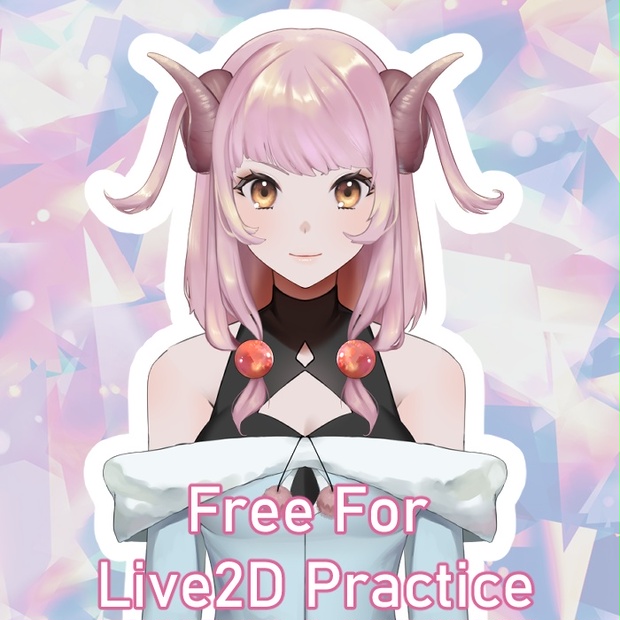 Live2D Modelling Practice Model 【Live2Dモデリング練習用】 - shepishepu - BOOTH