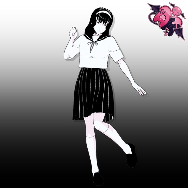 [Free] Tomie Kawakami Vroid Model - arisukom - BOOTH