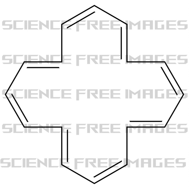 [16]アヌレン([16] Annulene) C16H16 - sciencefreeimages - BOOTH