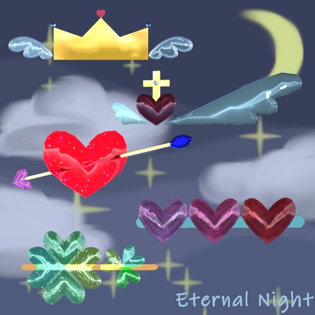 Lovely Angel アクセサリー 5点セット - Eternal Night - BOOTH