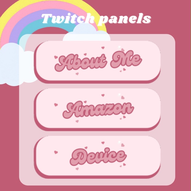 Twitchパネル・バナー・Twitch Panels【80's】 - poconim - BOOTH