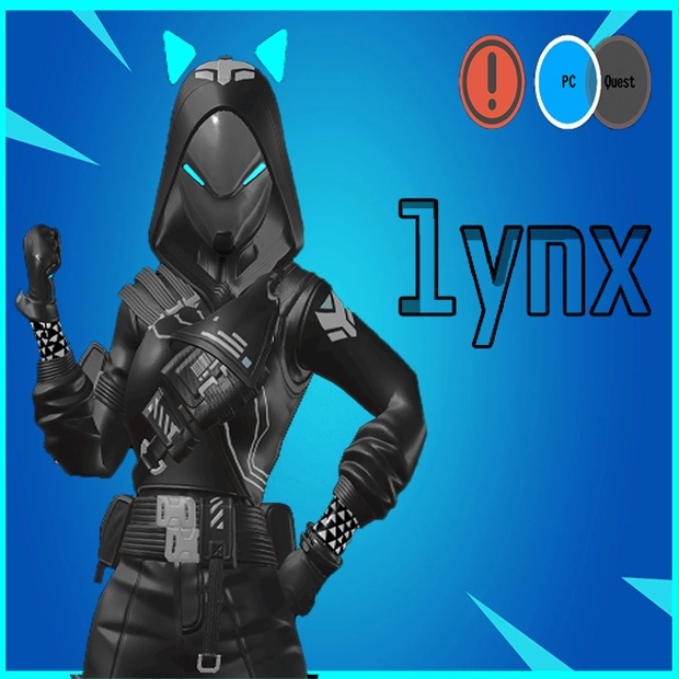 Fortnite Neon Cat Lynx [VRChat Avatar PC only] - knucklesb - BOOTH