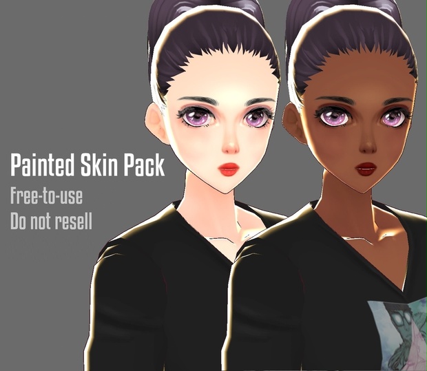 [OLD!] Vroid Painted Skin Pack - aemeth - BOOTH