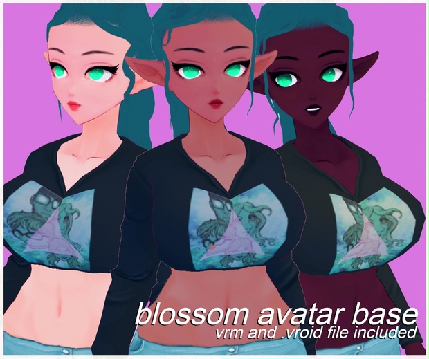 Blossom Avatar Base - aemeth - BOOTH