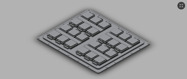 1/700 大型VLS(24セル) - ふゆのつき@ためにならない海自模型 - BOOTH