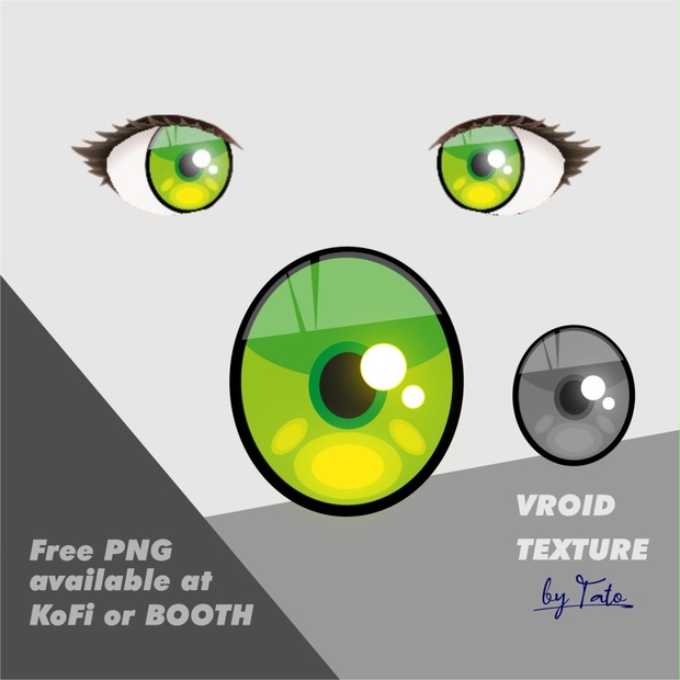 [Vroid] Eyes Texture (目) - tato-toshi - BOOTH