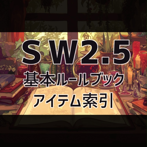 SW2.5基本ルールブック アイテム索引 - サメミット - BOOTH