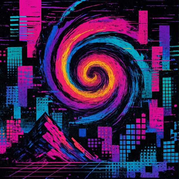 レトロピクセル×アナログパンク / Retro Pixel × Analog Punk Collage - aidigitaldrag - BOOTH