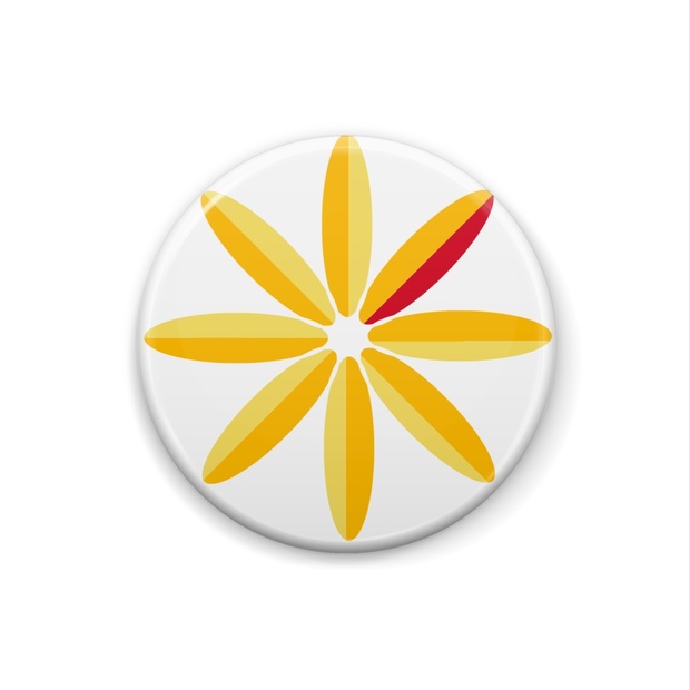 Yellowleaf Linux 公式 缶バッチ - yellowleaflinux - BOOTH