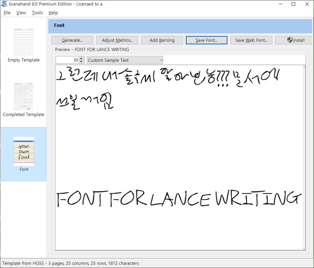 FONT FOR LANCE WRITING - djsilverbird35 - BOOTH