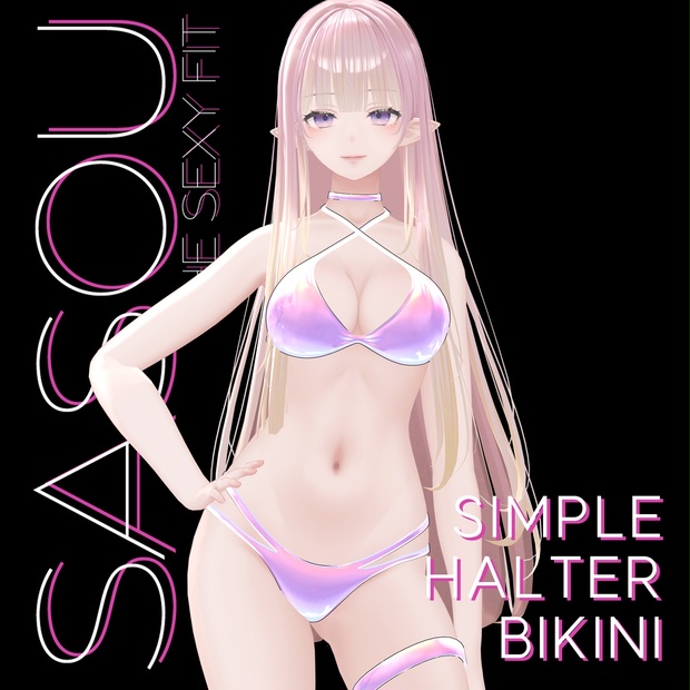 【Simple Halter Bikini】 - Shinra, Moe, Kikyo, SELESTIA - サソウ - BOOTH