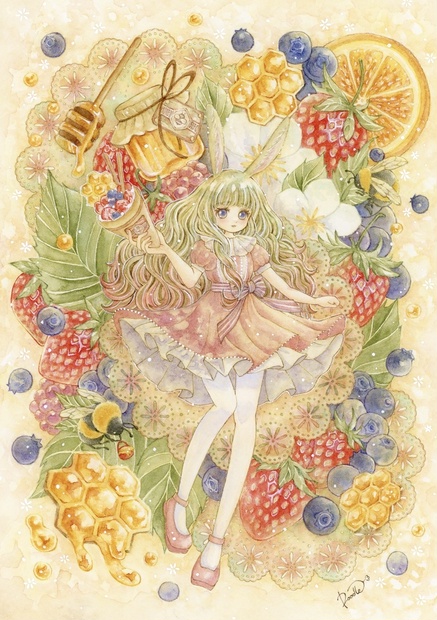 ポストカード(ハニーラビット) - BOSS and JERRY - BOOTH