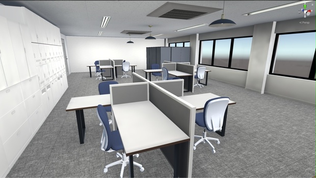 3Dモデル オフィス - asuka-p - BOOTH