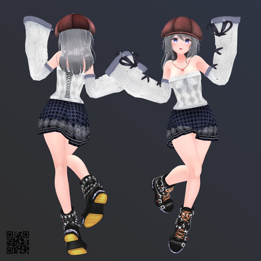 【モフィラ用】バニースーツmkiiレオタードセーター例のセーターc型ビキニジャケット猫ランジェリー Bunny Suit Mkii Open Shoulder Sweater