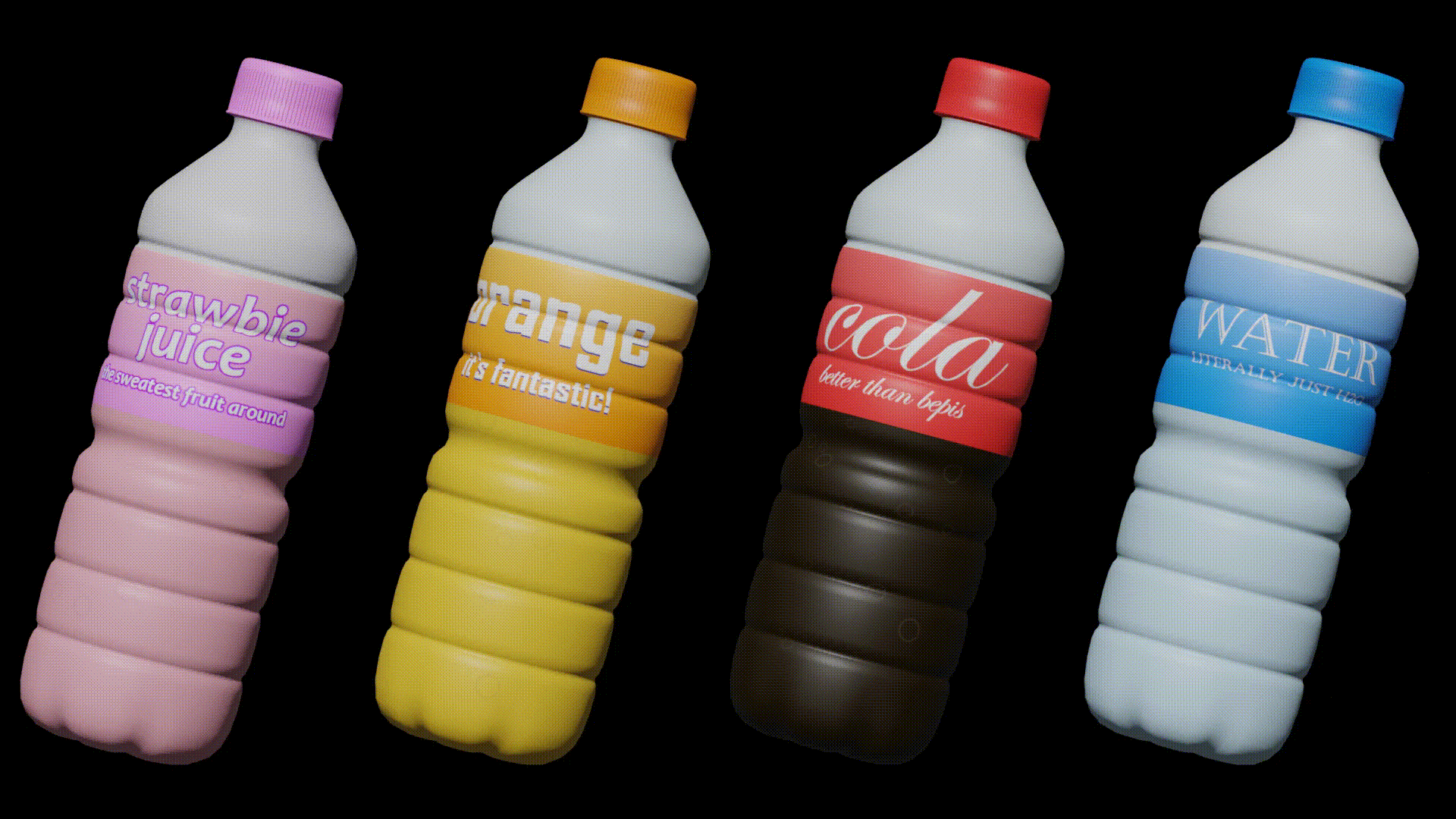 Bottles for Vtubers and VRchat - pix's models - BOOTH
