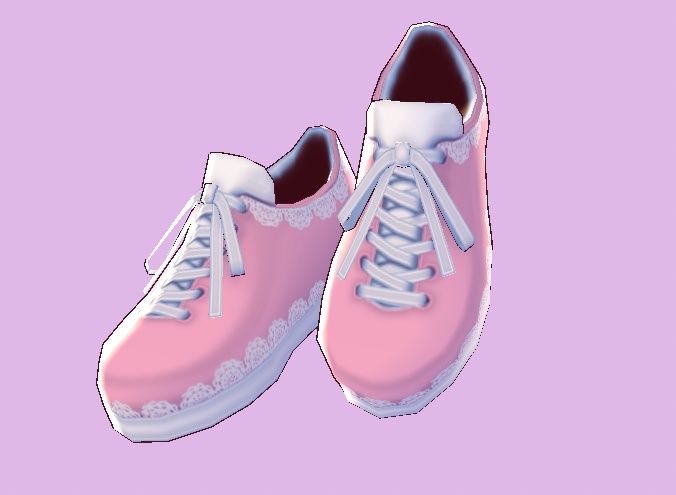Lace Sneakers【vroidテクスチャ】 - Misuzu - BOOTH