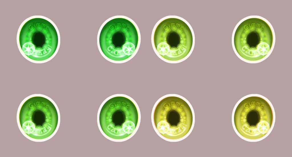 Gimme Candy! Vroid Eye Textures - CuteDarkArts - BOOTH