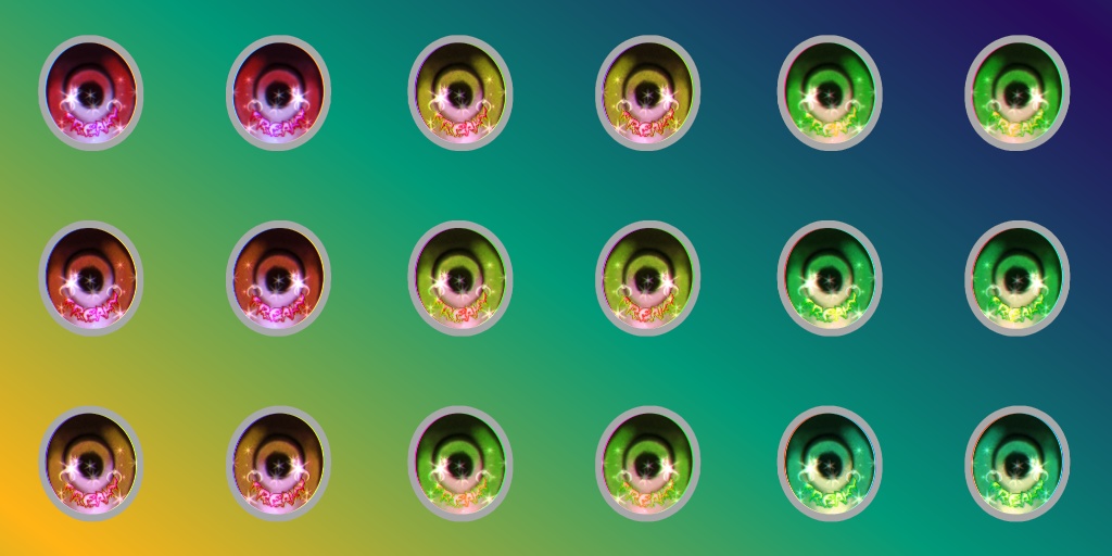 "Freaky" eyes - CuteDarkArts - BOOTH