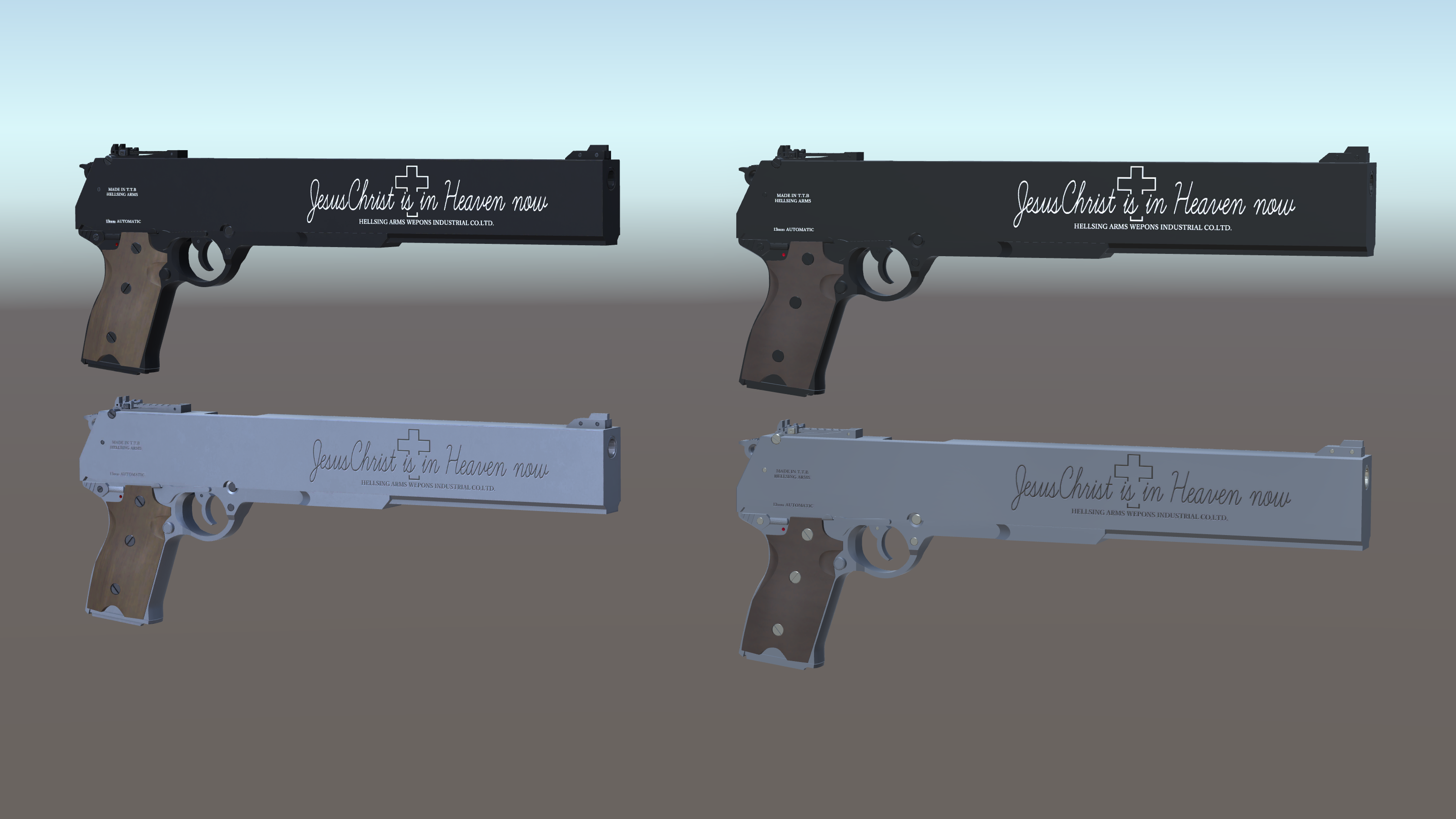 Anti-Freak Combat Pistol -Jackal- Ver. T.T.B. - Tomcat's Toy Box - BOOTH
