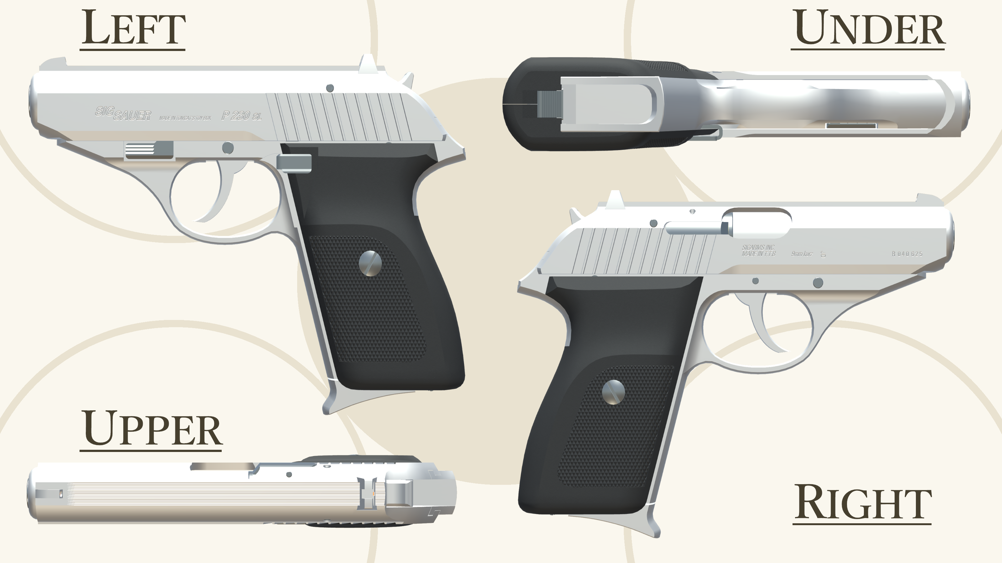 SIG SAUER P230 - Tomcat's Toy Box - BOOTH