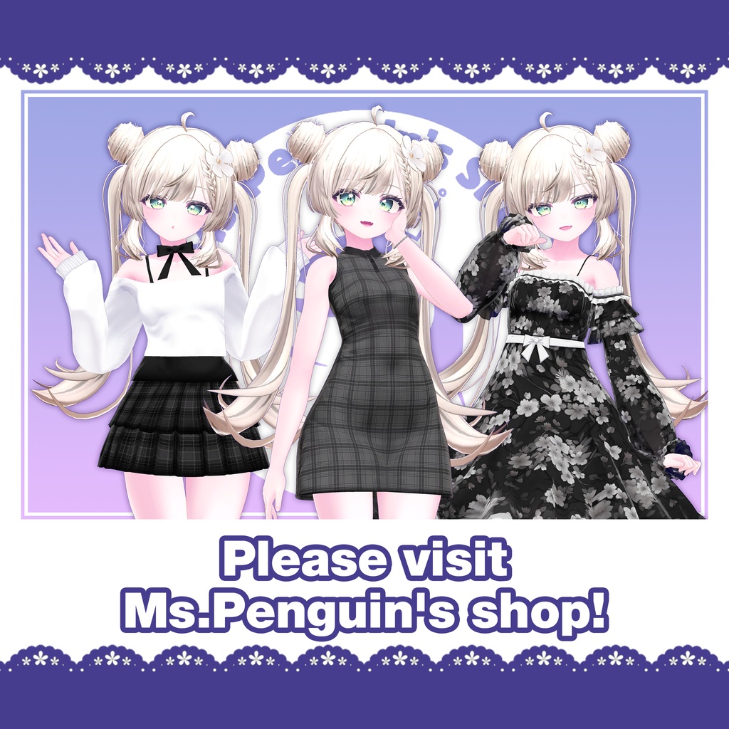 [Free] Face & Body texture for Manuka / 顔とボディテクスチャー 【マヌカ用】 - Ms.Penguin ...