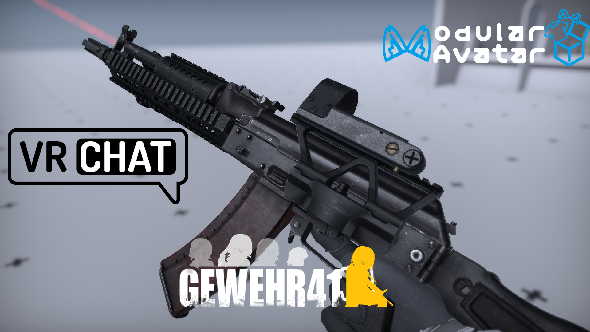 【VRChat Modular Avatar対応】AK-105 Weapon System & Particle Ver.1.06 SDK 3.7.4 - Gewehr41 - BOOTH