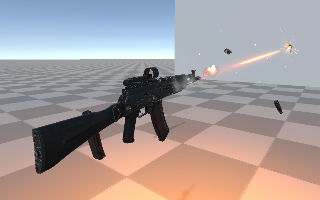 【VRChat Modular Avatar対応】AK-105 Weapon System & Particle Ver.1.00 SDK 3 ...