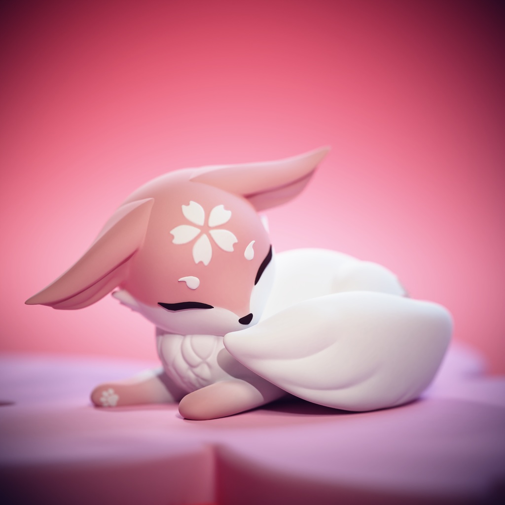 八重巫女 狐形態 - 原神 【3Dプリンター】STL - eggmastudios - BOOTH