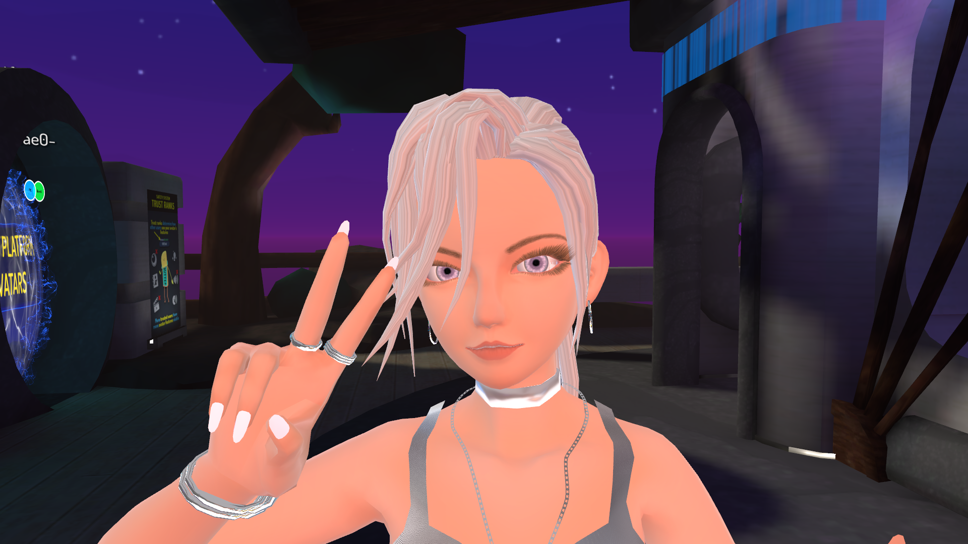 【オリジナル3モデル】 "Ria (リア)" サイバーシティーモデル1 - bainamo-avatar - BOOTH